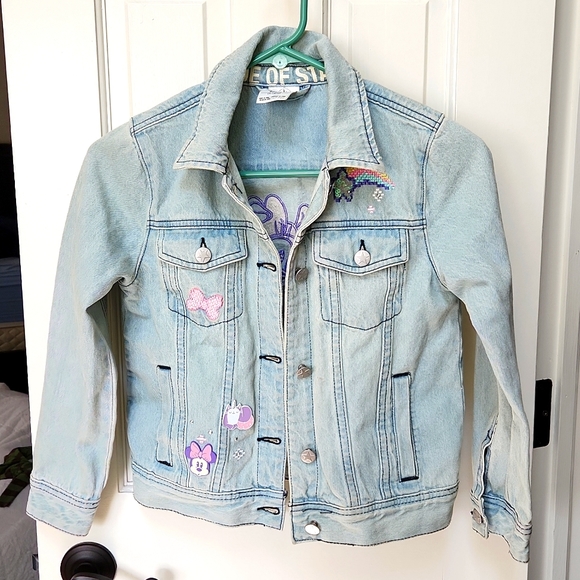 Disney | Jackets & Coats | Minnie Mouse Disney Denim Jacket 78 | Poshmark